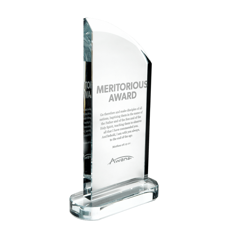 Trek Meritorious Award Trophy – Awana